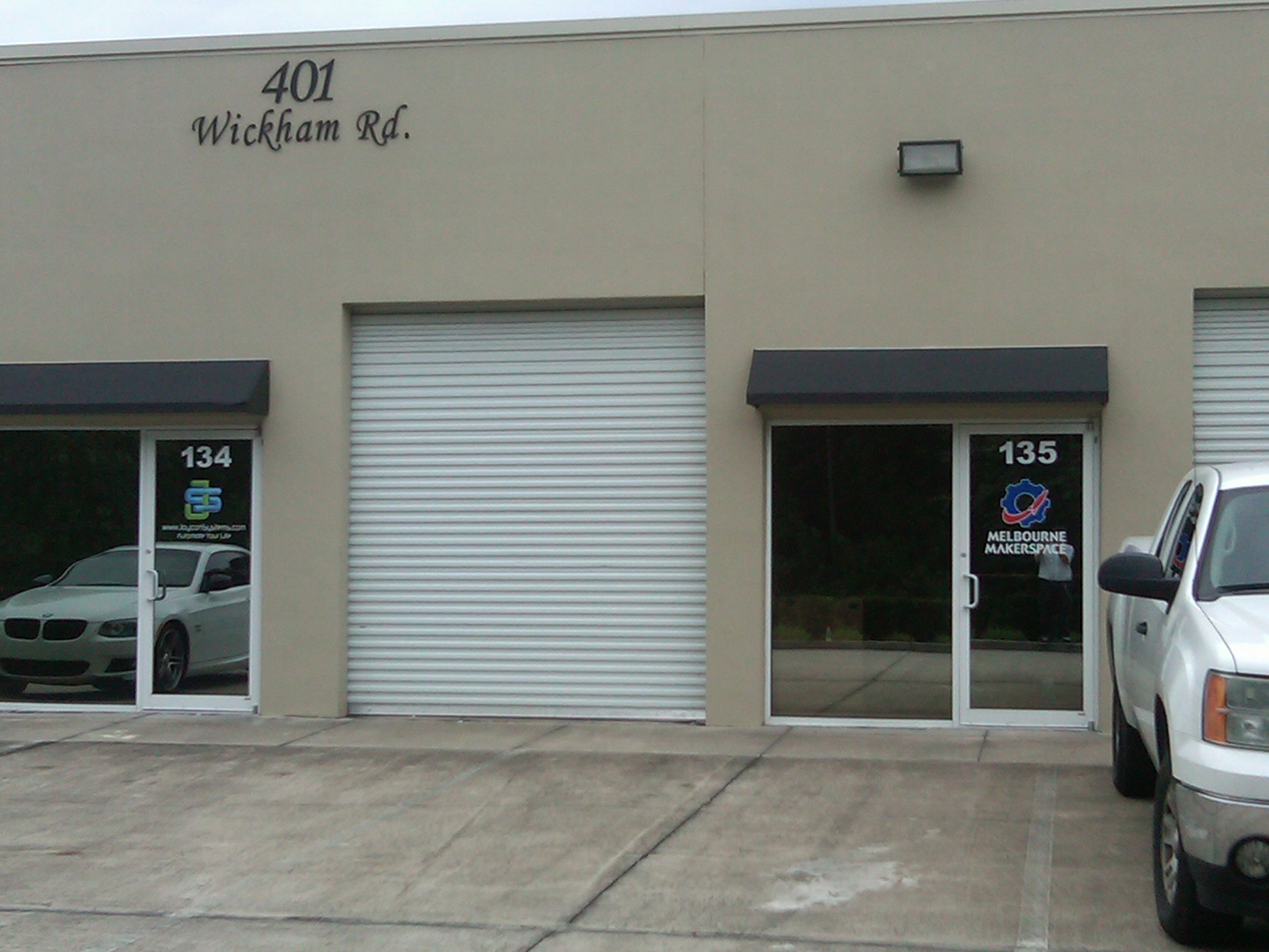 Door lettering installed! - Melbourne Makerspace