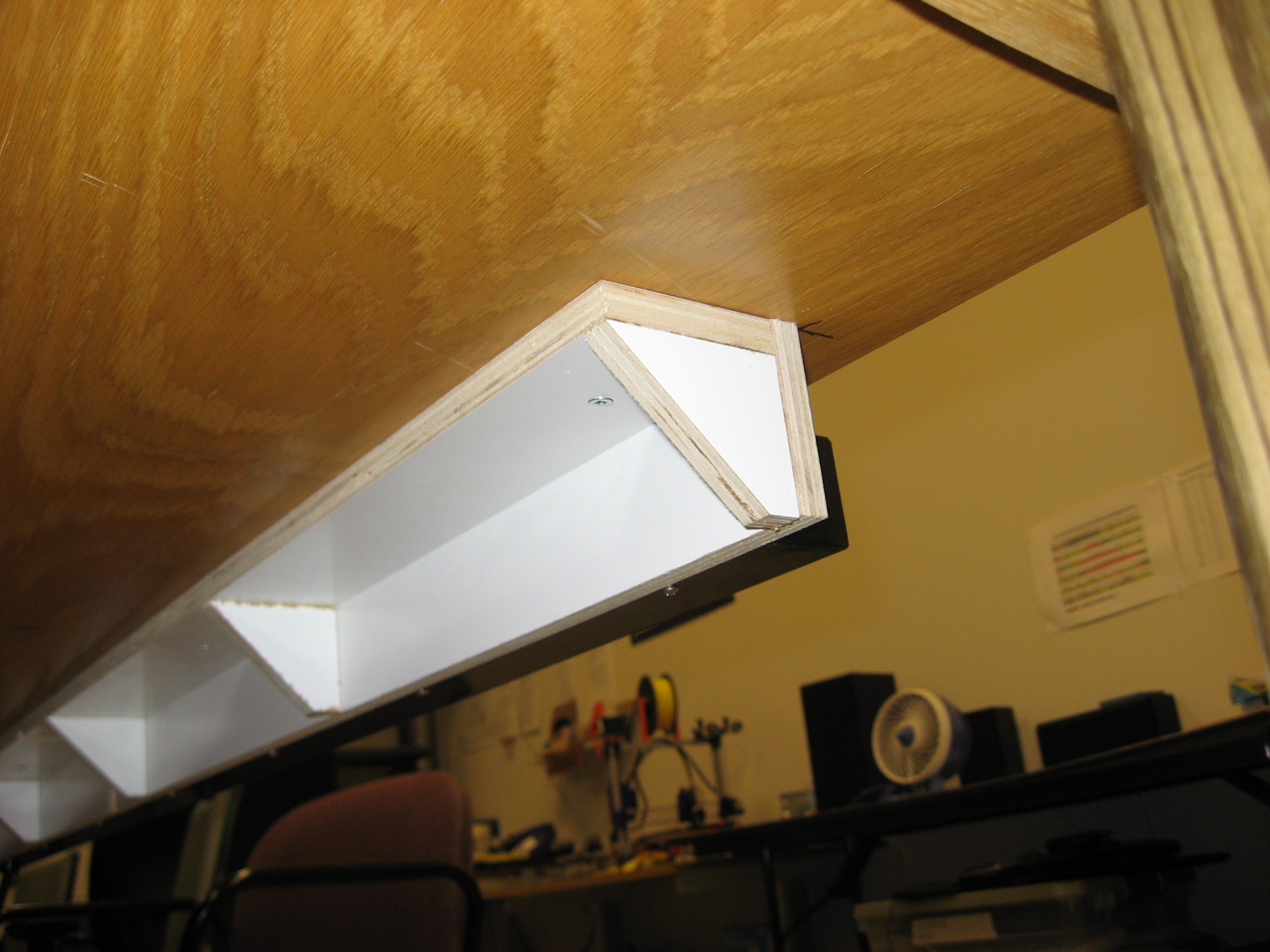 New! Power strips mounted to tables. - Melbourne Makerspace