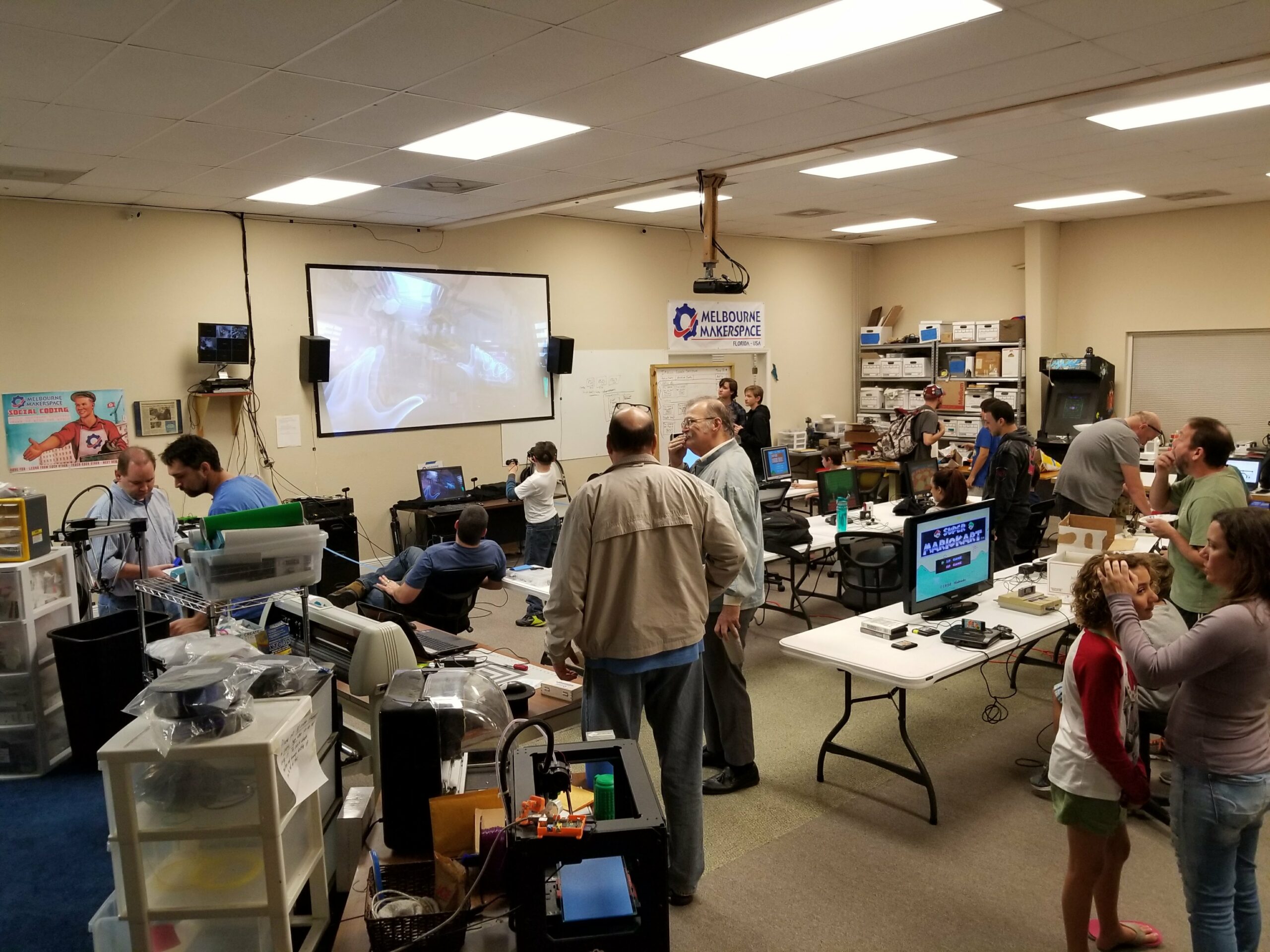 Retro Game Night Recap - Melbourne Makerspace